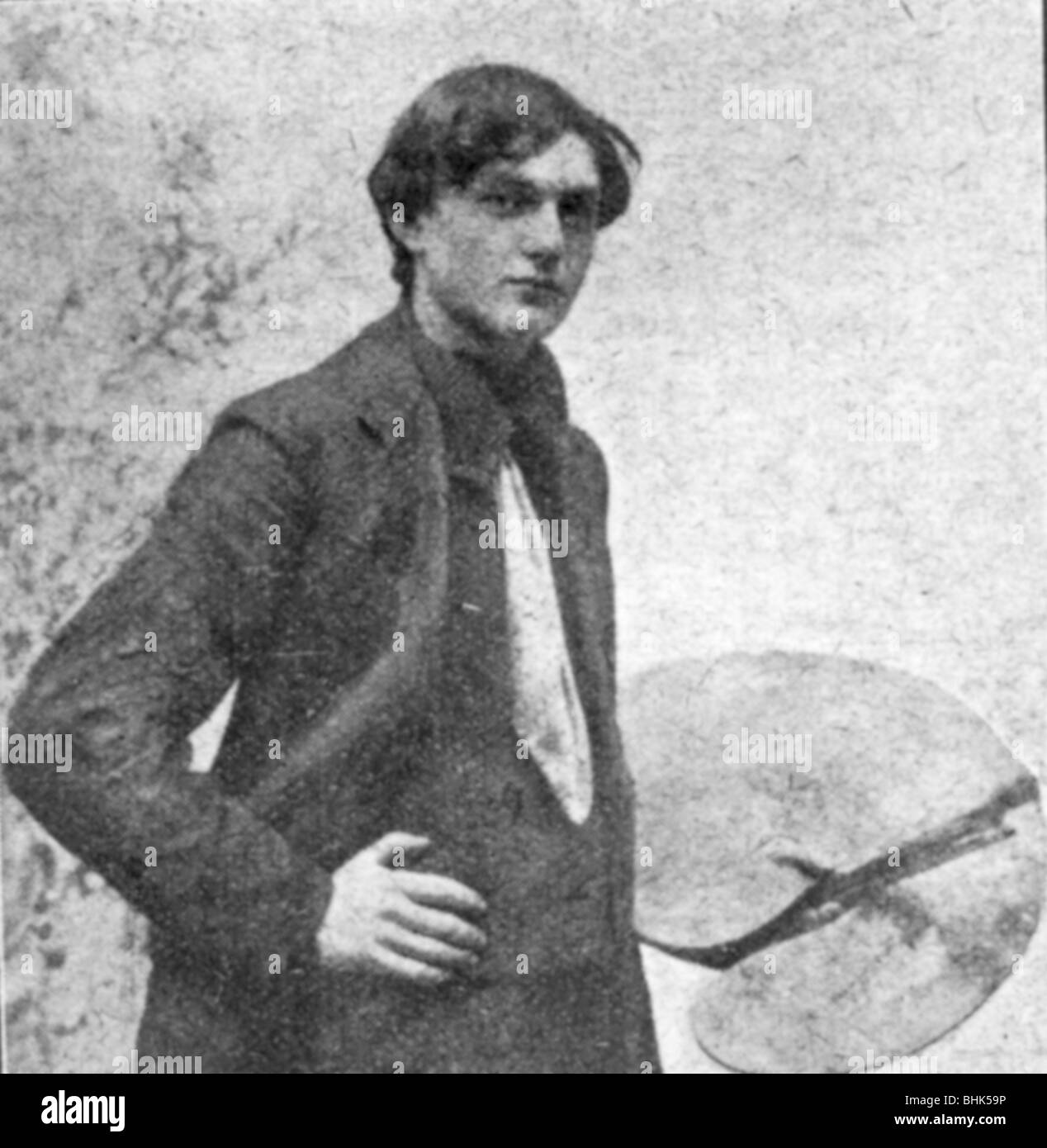 Mark Gertler (1891-1939), British artist, 1912. Artist: Unknown Stock ...