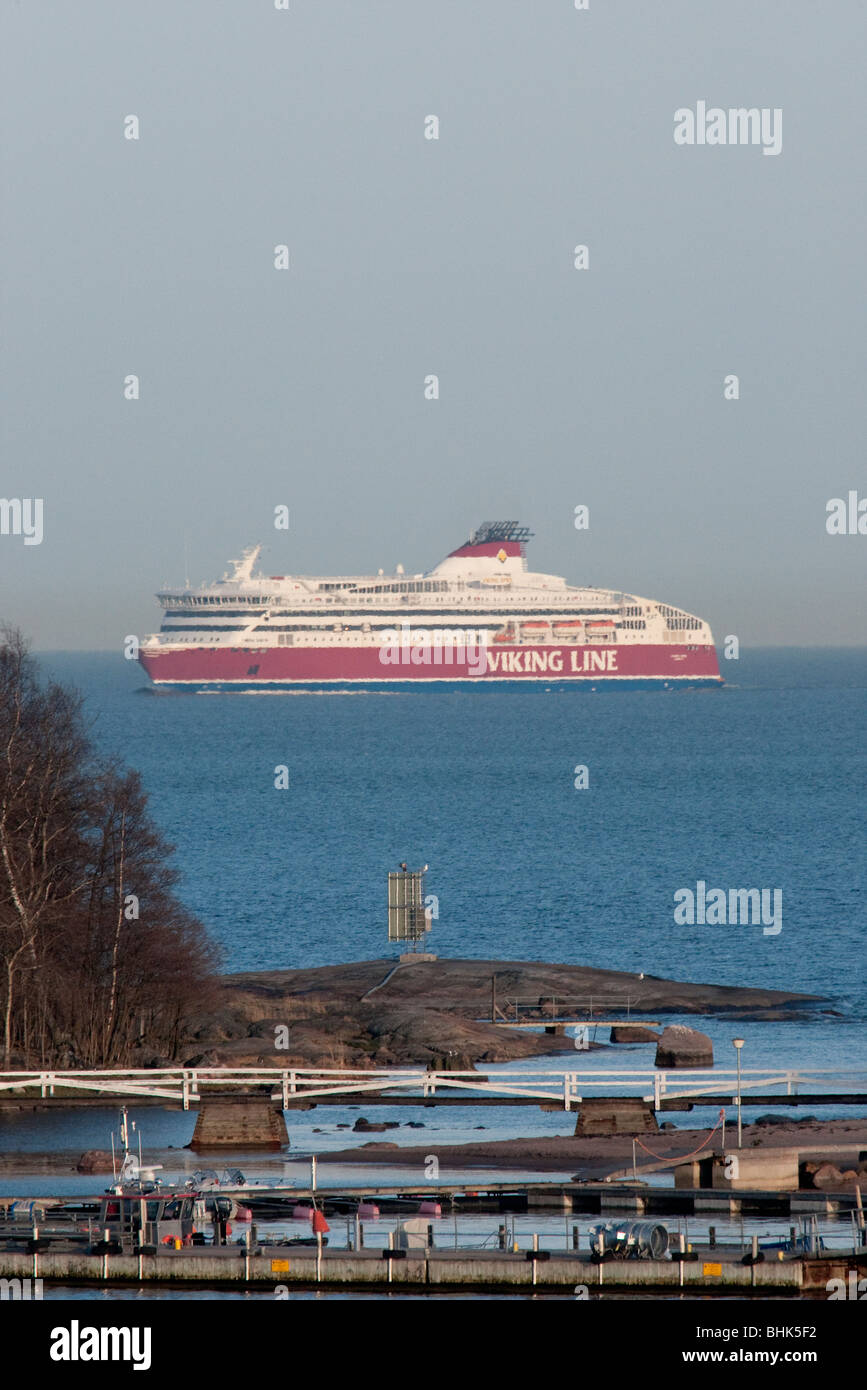 The Viking Line ferry Viking XPRS approaching Helsinki Stock Photo - Alamy
