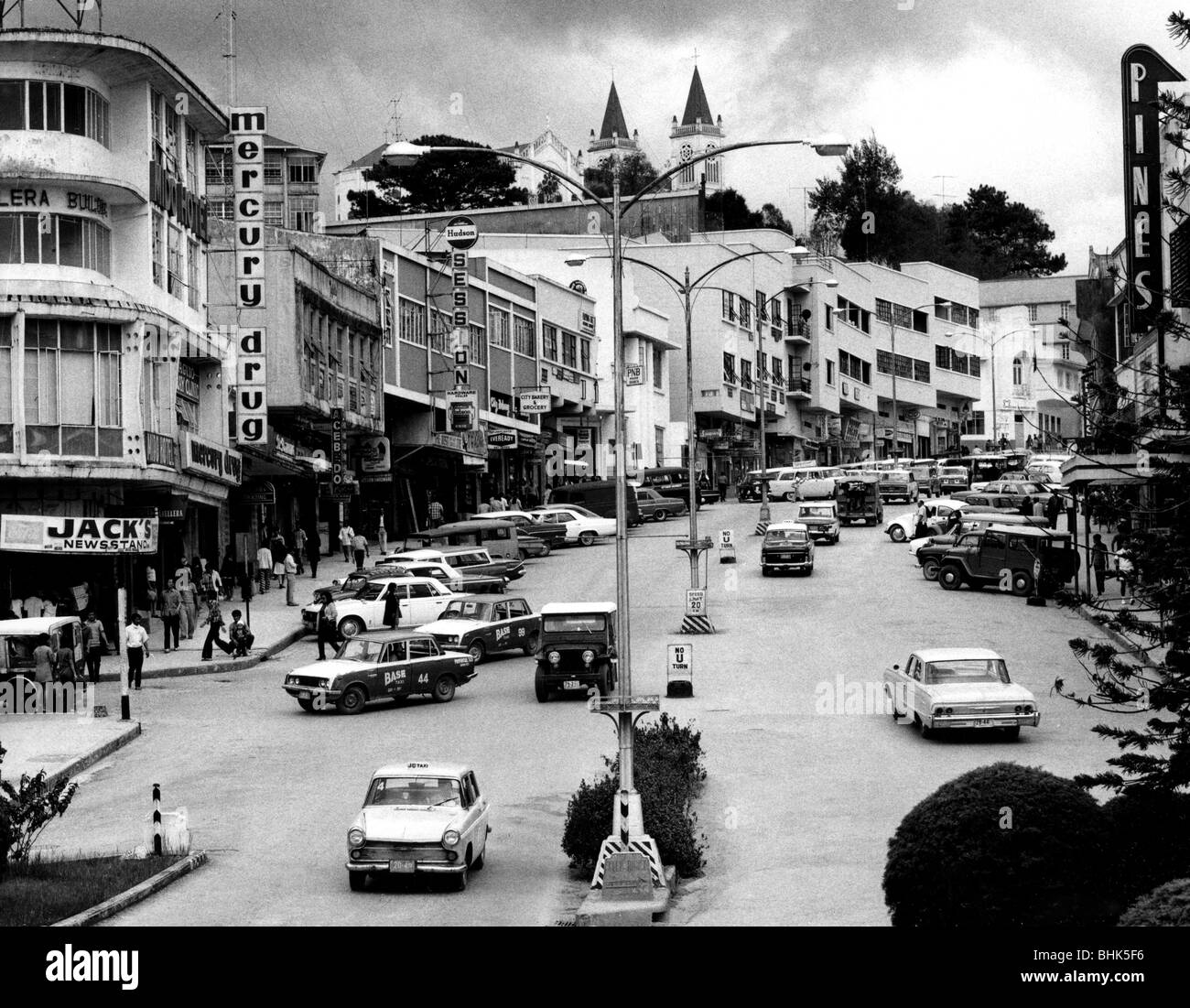 Session road baguio Black and White Stock Photos & Images - Alamy