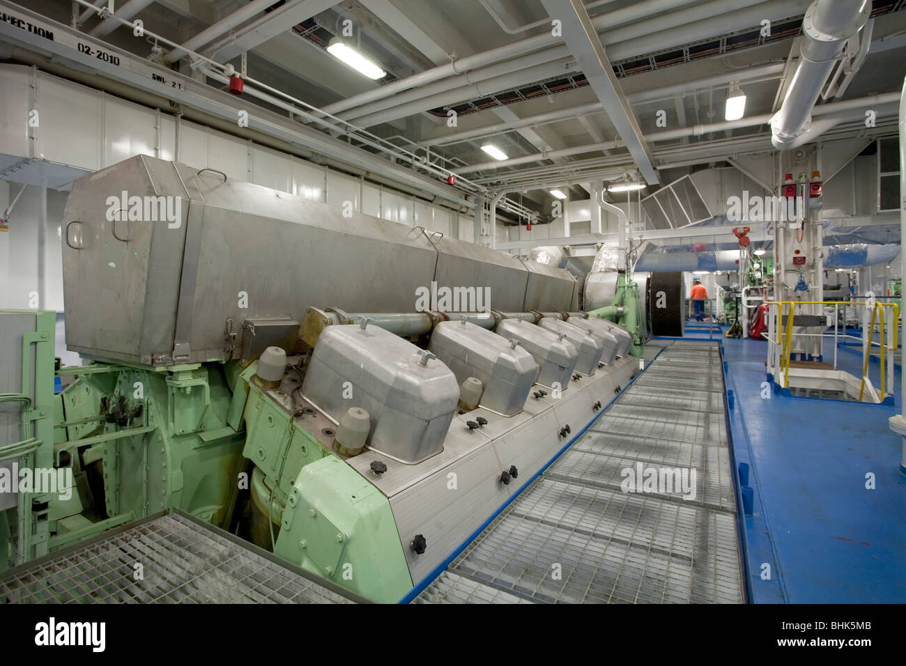 The top of a Wärtsilä 12V46 engine Stock Photo - Alamy