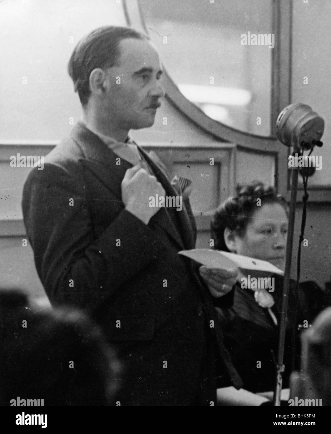 Harold Laski (1893-1950), British political theorist. Artist: Unknown ...