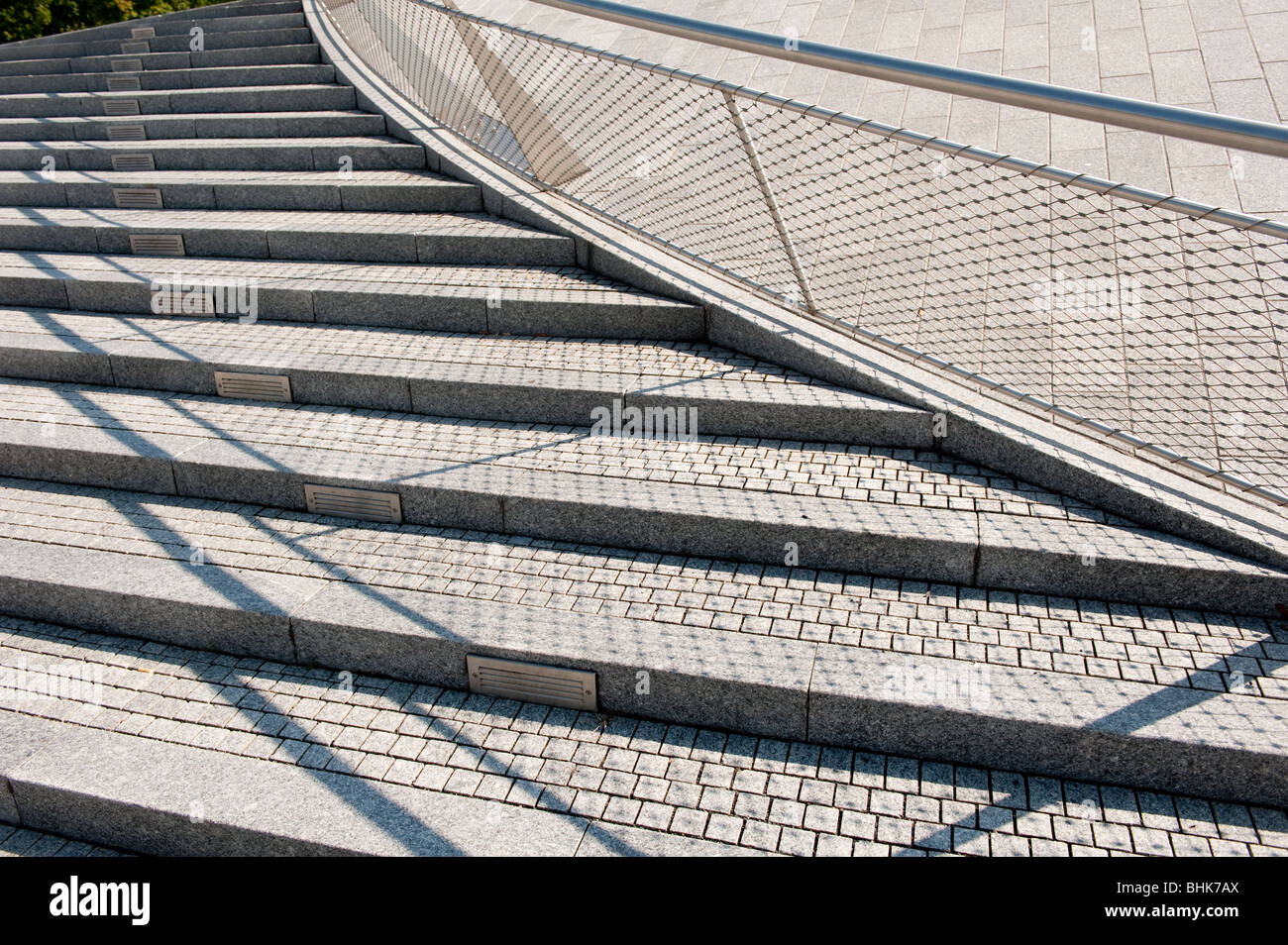 image of stone steps and railing detail Stock Photo - Alamy