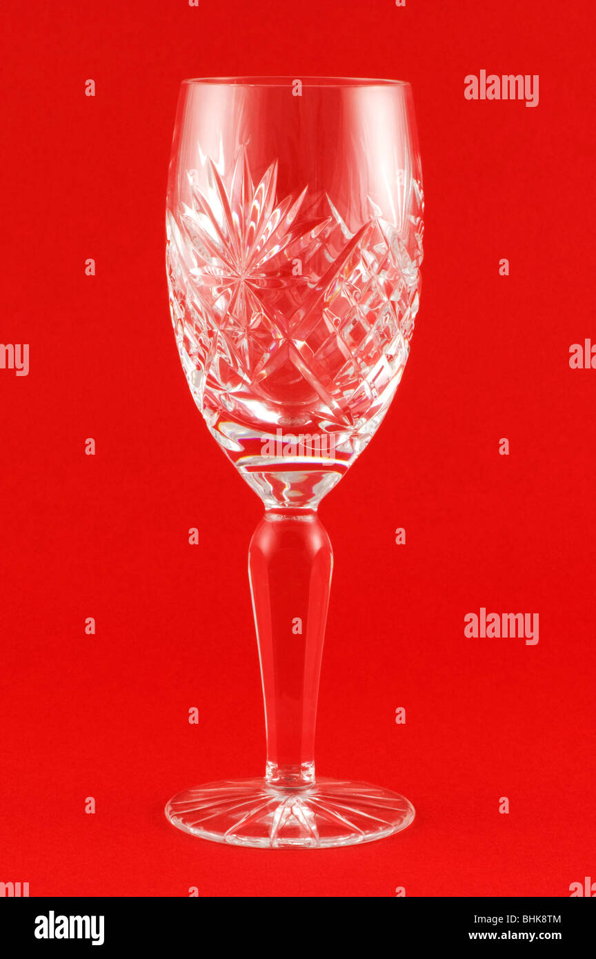 Crystal Glass Sherry Glass Stock Photo - Alamy