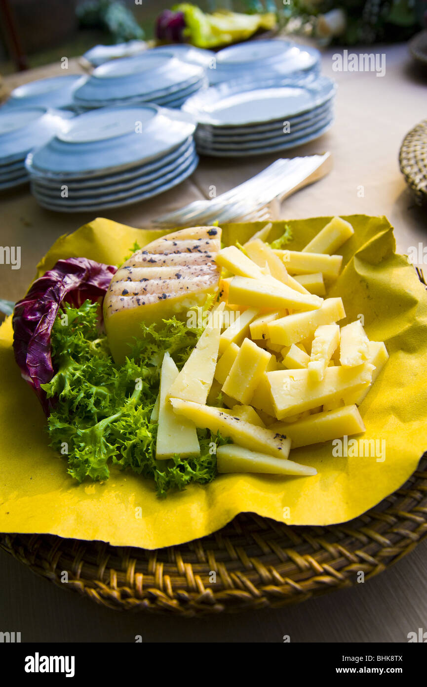 A cheese plate Stock Photo - Alamy