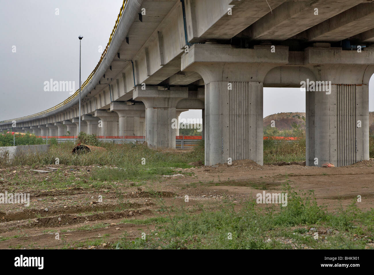 Rho Viaduct, Construction site of High Speed Railway from Milan to ...