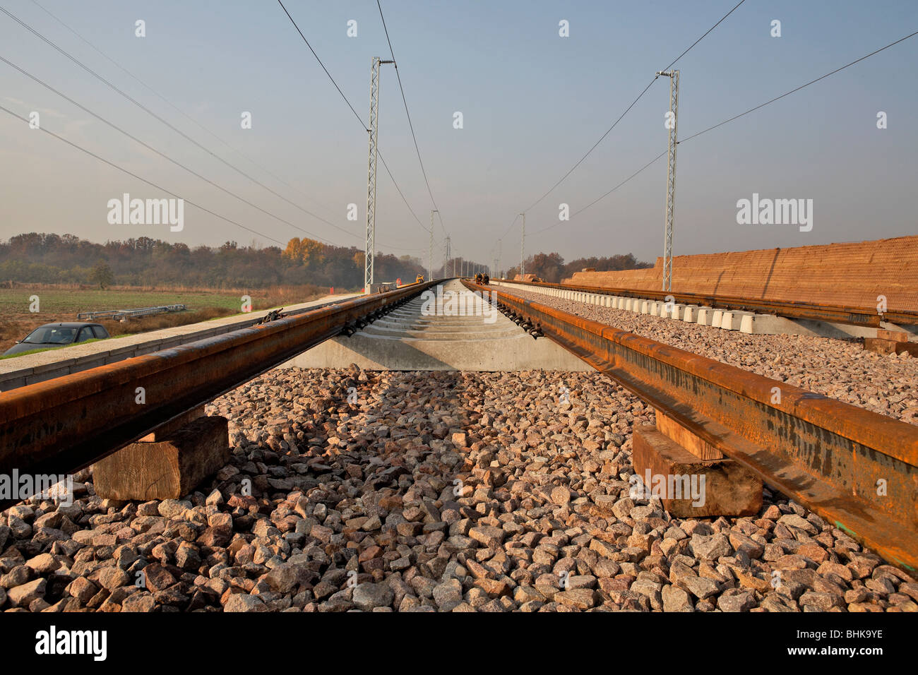 Laying track, railroad hi-res stock photography and images - Alamy