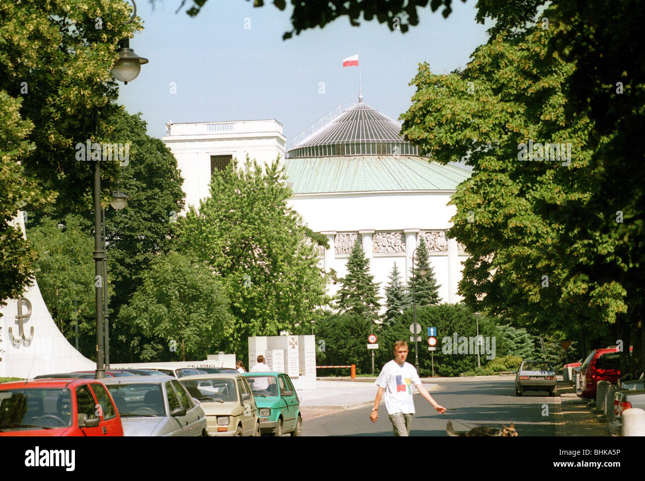Warsaw parliament building hi-res stock photography and images - Alamy