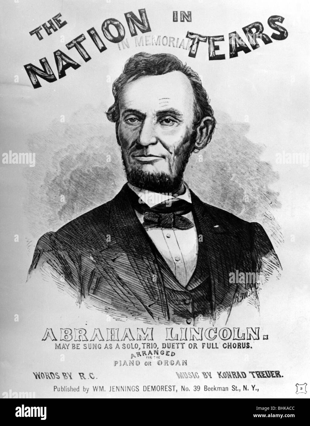President abraham lincoln death hi-res stock photography and images - Alamy