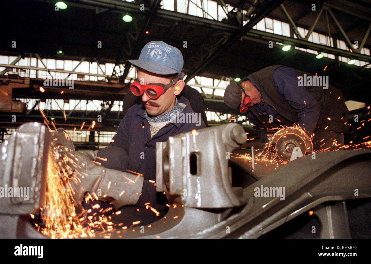 Train production at Adtranz Pafawag in Wroclaw, Poland Stock Photo - Alamy