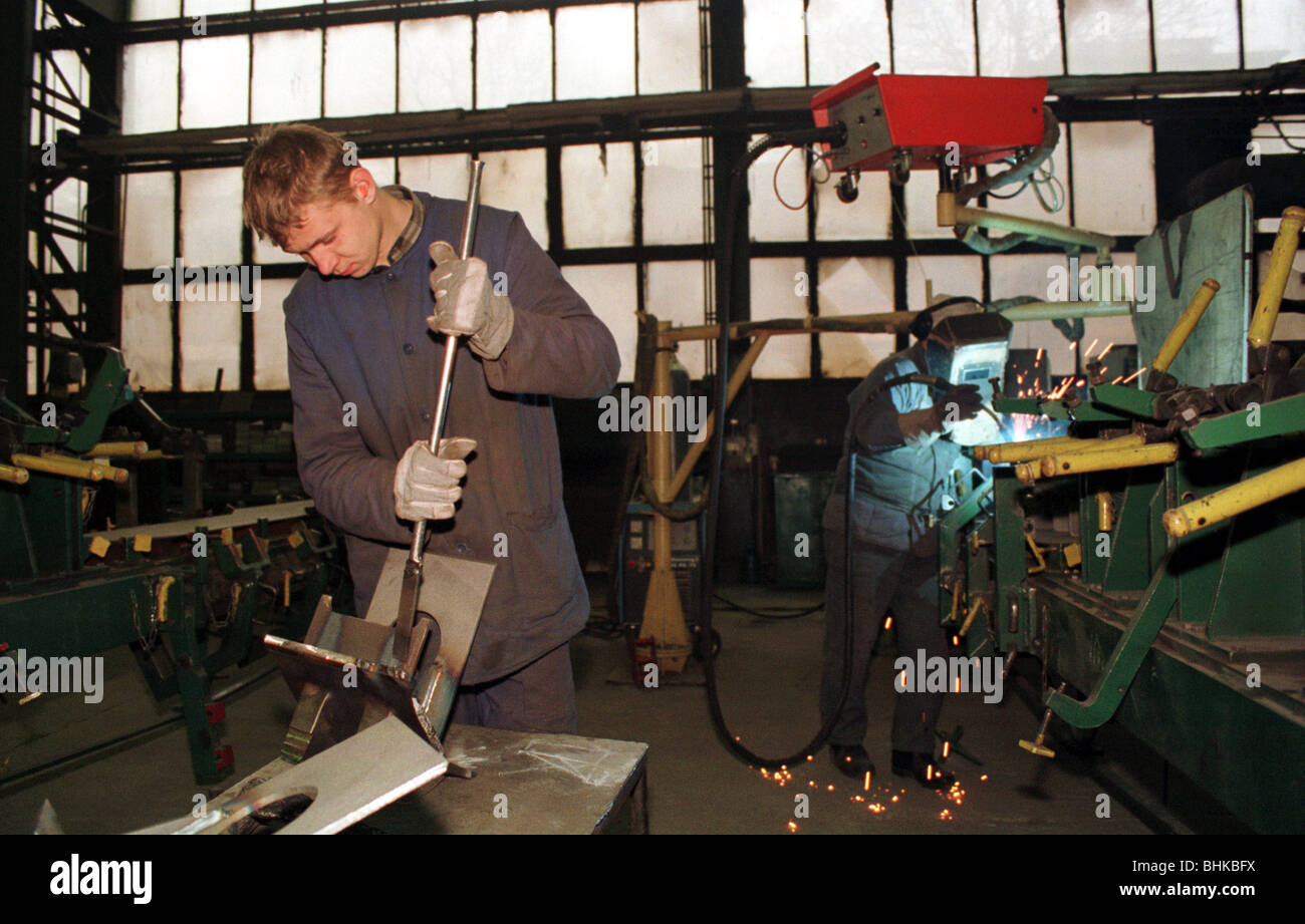 Train production at Adtranz Pafawag in Wroclaw, Poland Stock Photo - Alamy