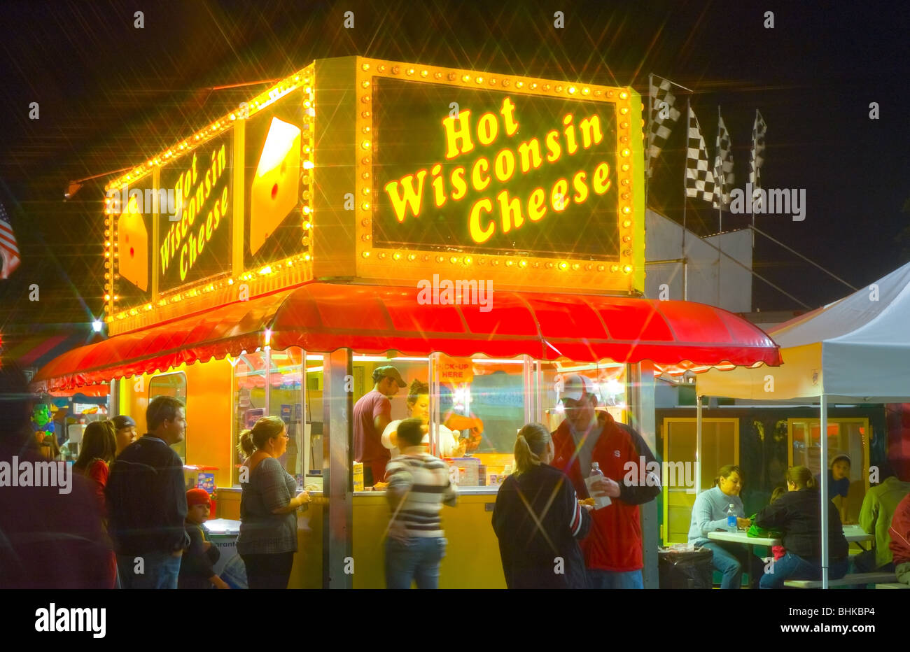 Refreshment stand at the North Carolina State Fair in Raleigh Stock ...