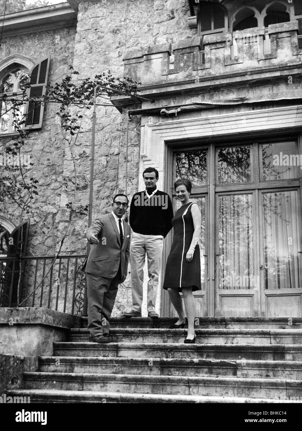 Margrethe II, * 16.4.1940, Queen of Denmark since 14.1.1972, with her ...