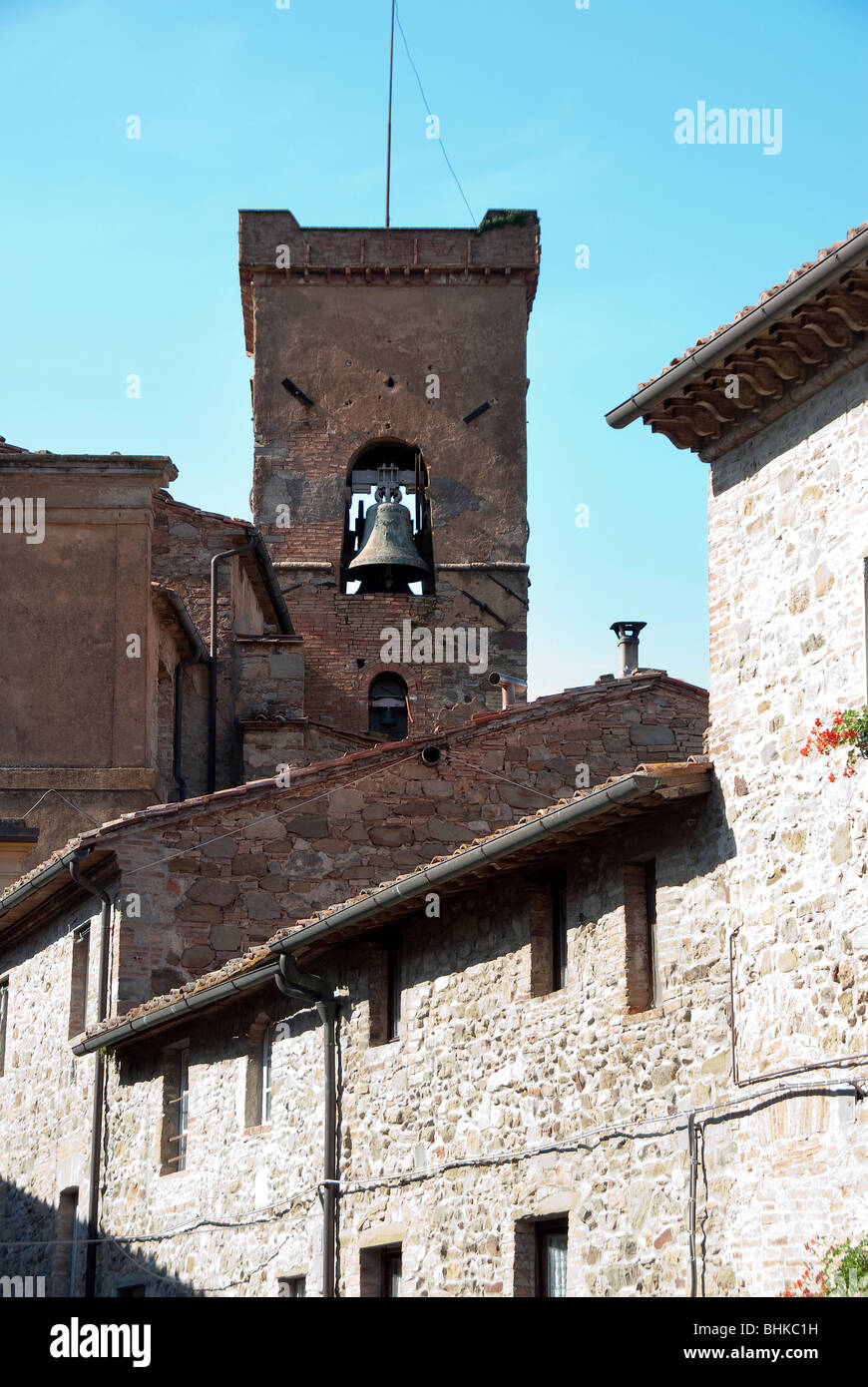Town of Chianni in the province of Pisa, Tuscany Stock Photo - Alamy