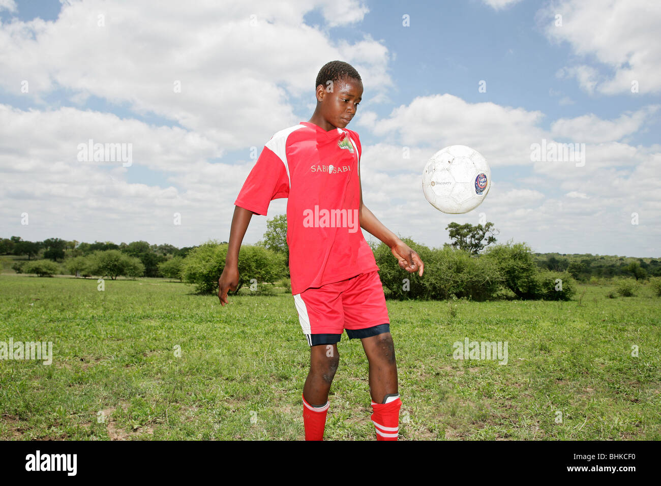Boys playing football africa hi-res stock photography and images - Alamy