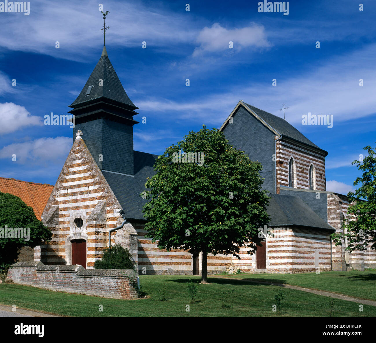 Bertangles church, where the "Red Baron" WW1 fighter pilot was ...