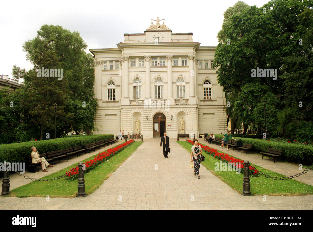 Campus of the University of Warsaw, Poland Stock Photo - Alamy