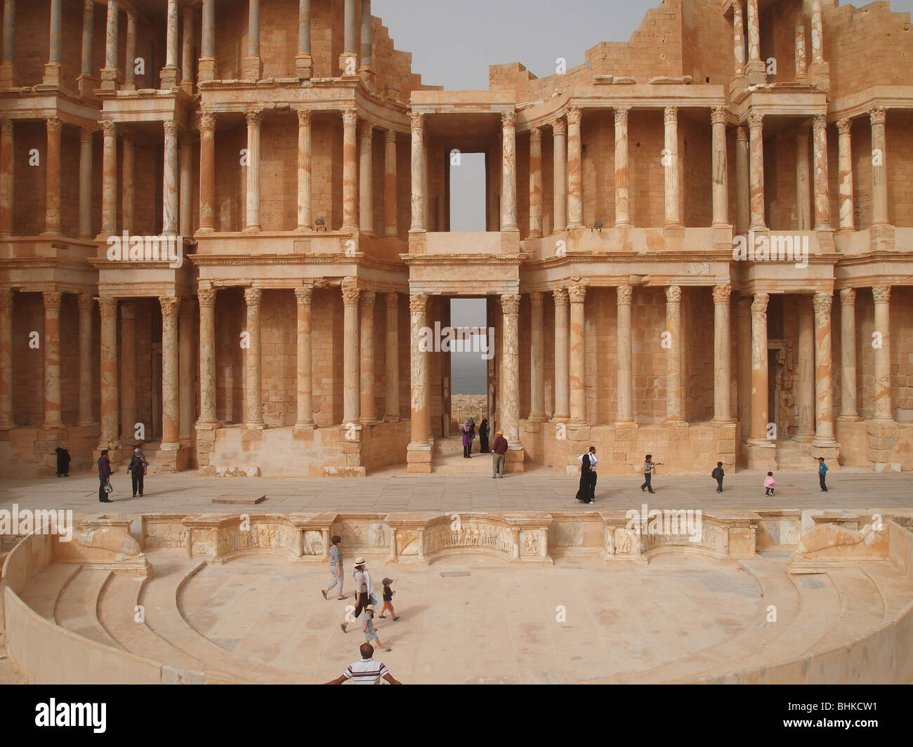 Sabratha Theatre, Libya Stock Photo - Alamy