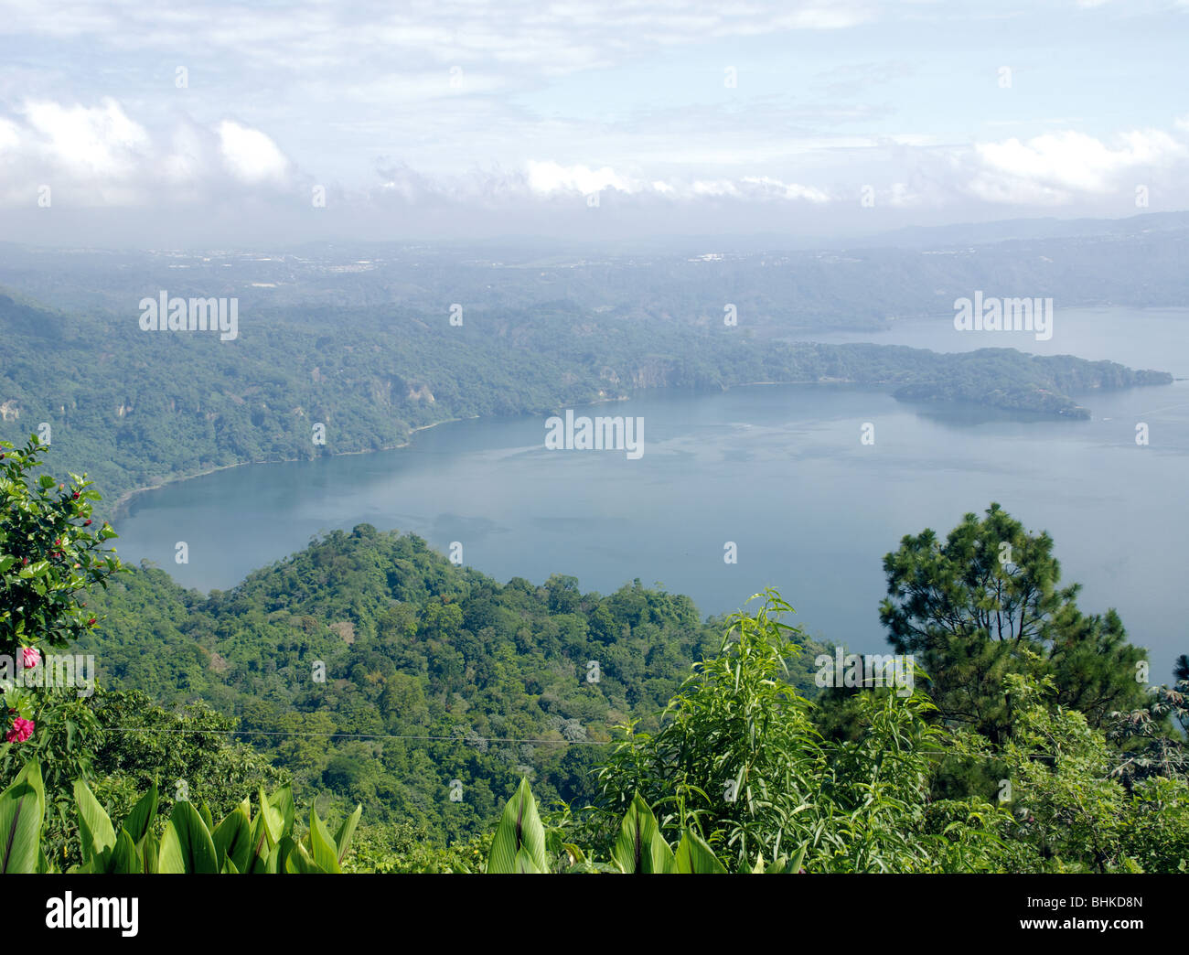El Salvador. Ilopango lake Stock Photo - Alamy