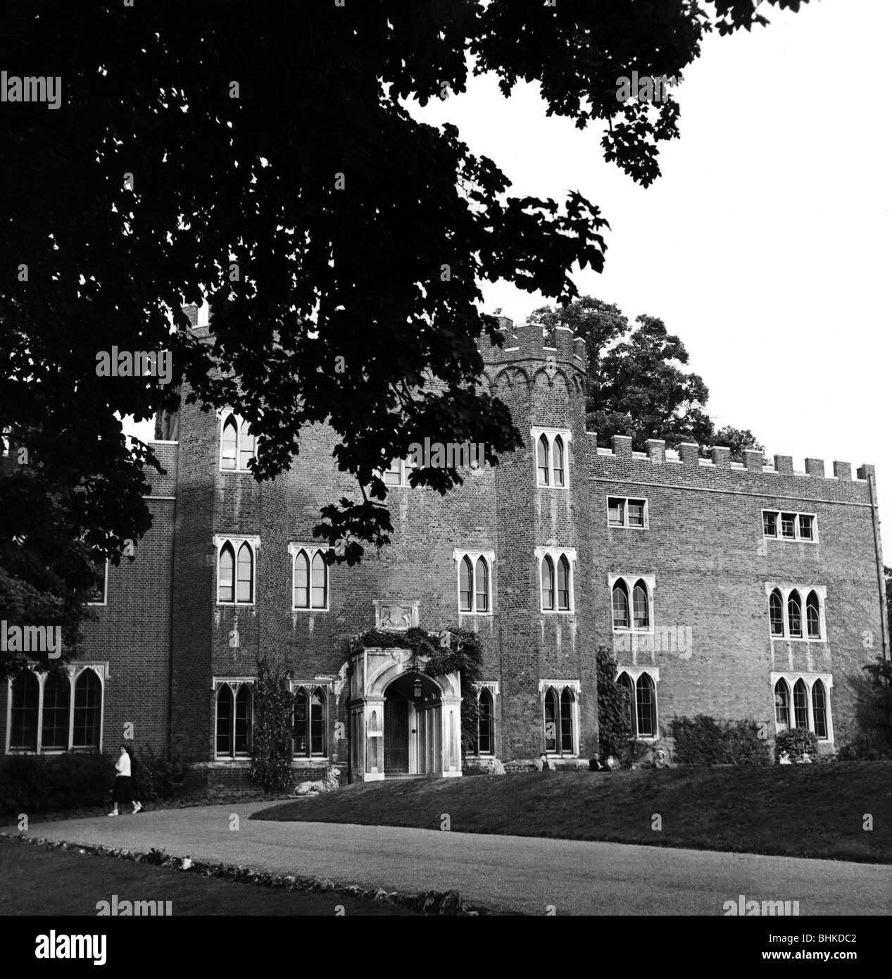 architecture, castles, Great Britain, Hertford Castle, exterior view ...