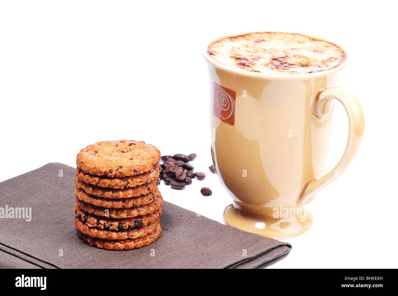 coffee with cookies Stock Photo - Alamy