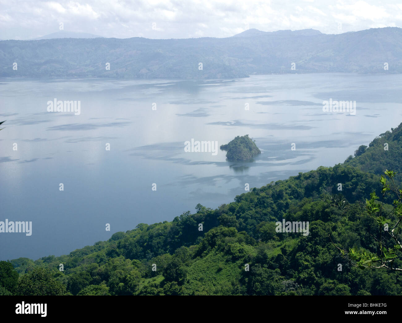 El Salvador. Ilopango lake Stock Photo - Alamy