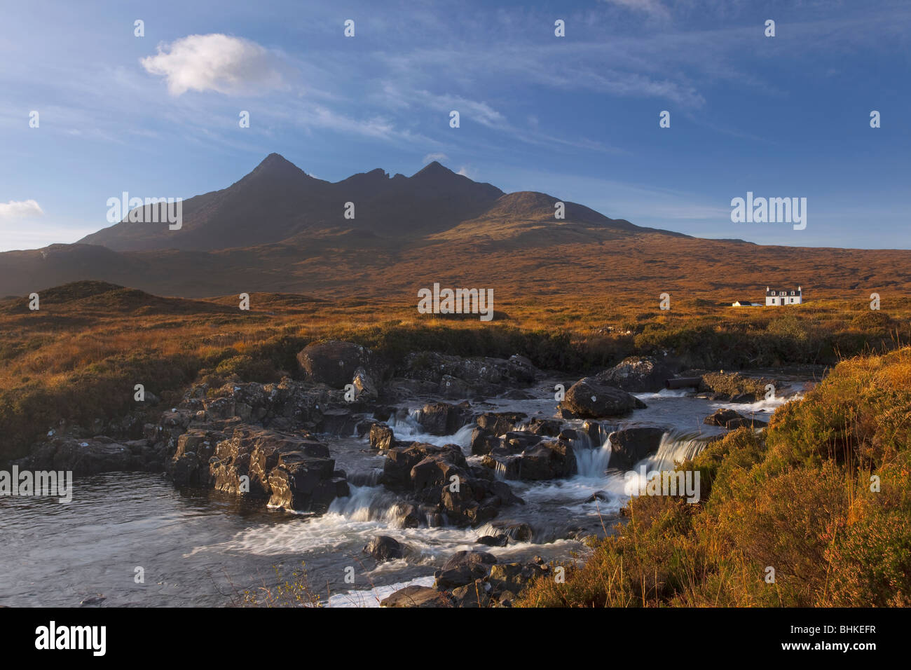 Sgurr nan Gillean, near Sligachan, Isle of Skye, Scotland, UK Stock ...