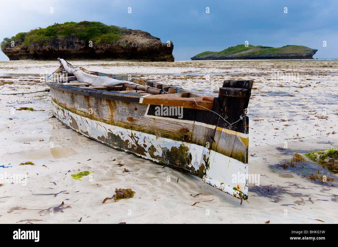 Fishing Boat, Watamu, Kenya, Africa Stock Photo - Alamy