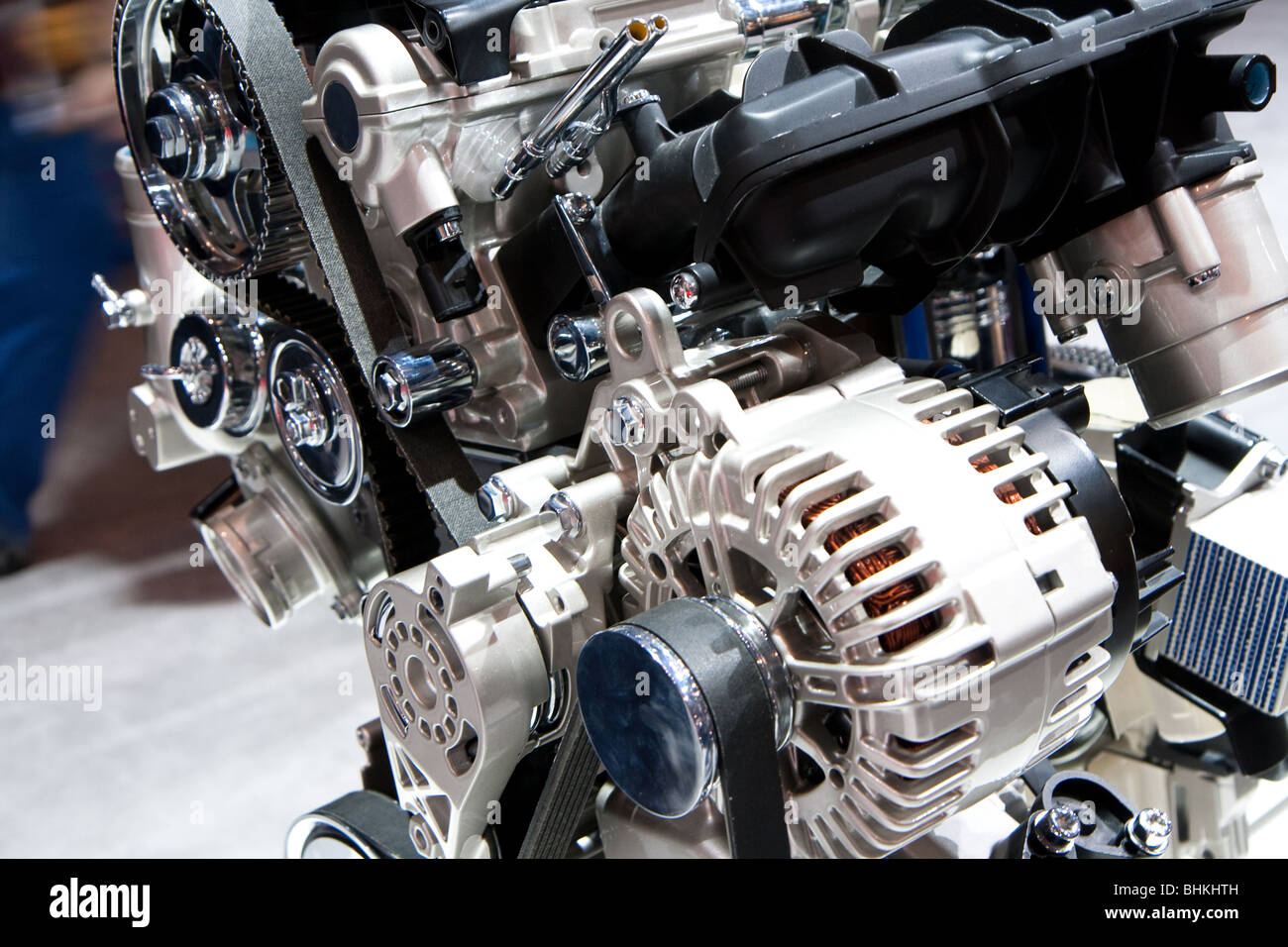 closeup car engine Stock Photo - Alamy