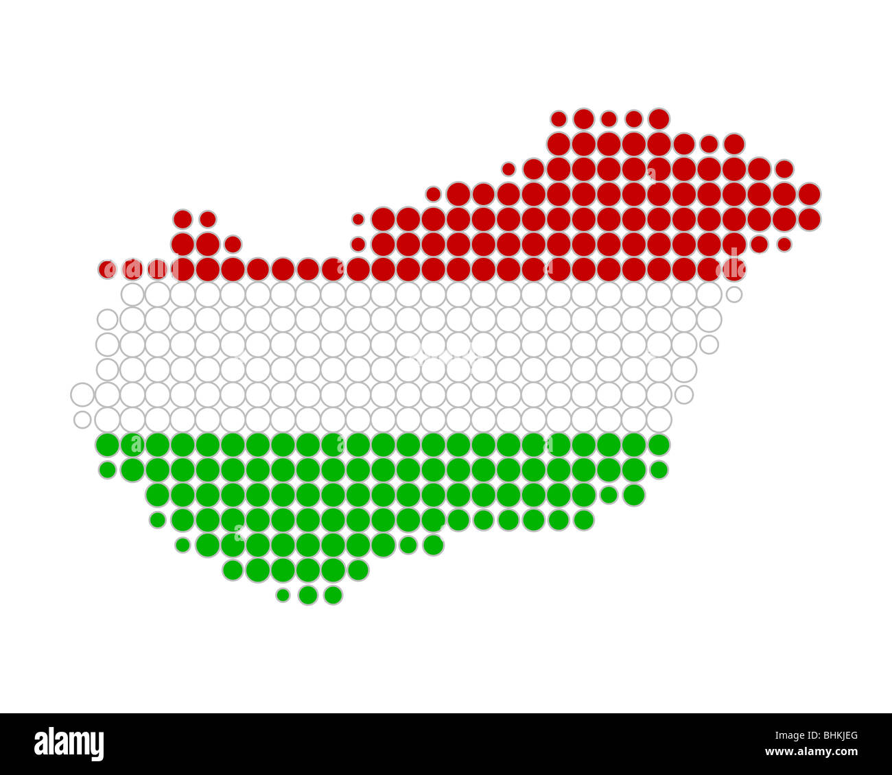 Map and flag of Hungary Stock Photo - Alamy