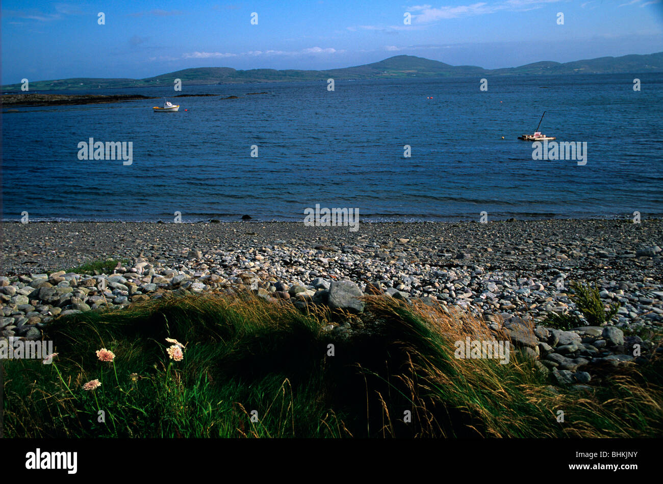 A seascape from The Sheep's Head Peninsula looking across Dunmanus Bay ...