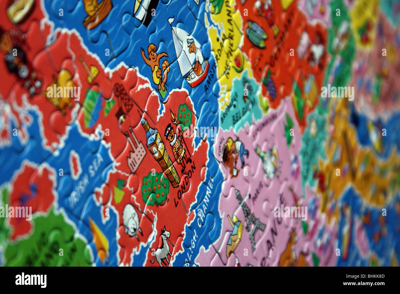 Great britain map illustrated hi-res stock photography and images - Alamy