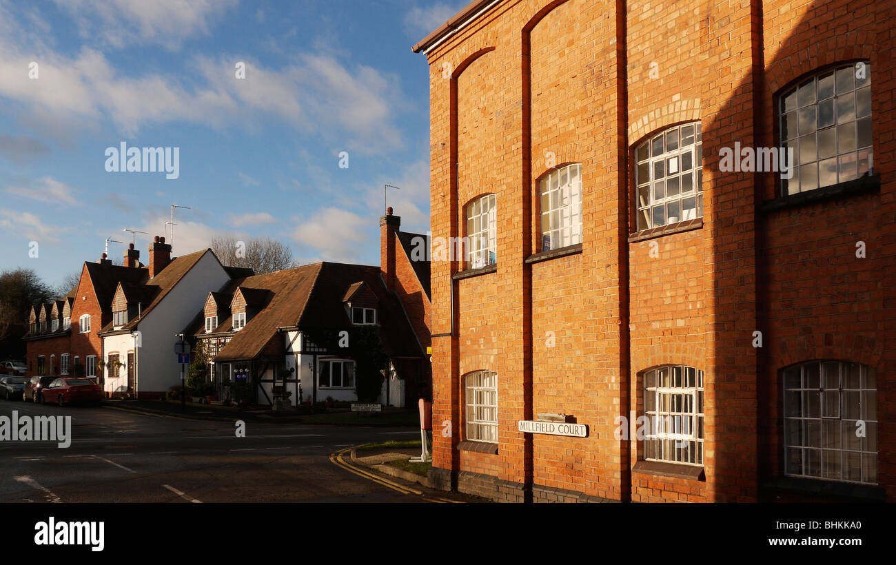 converted mill buildings Stock Photo - Alamy