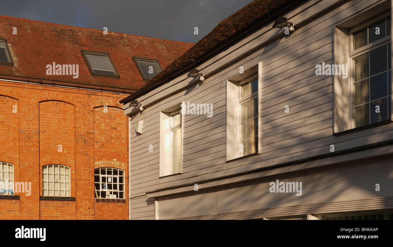 converted mill buildings Stock Photo - Alamy