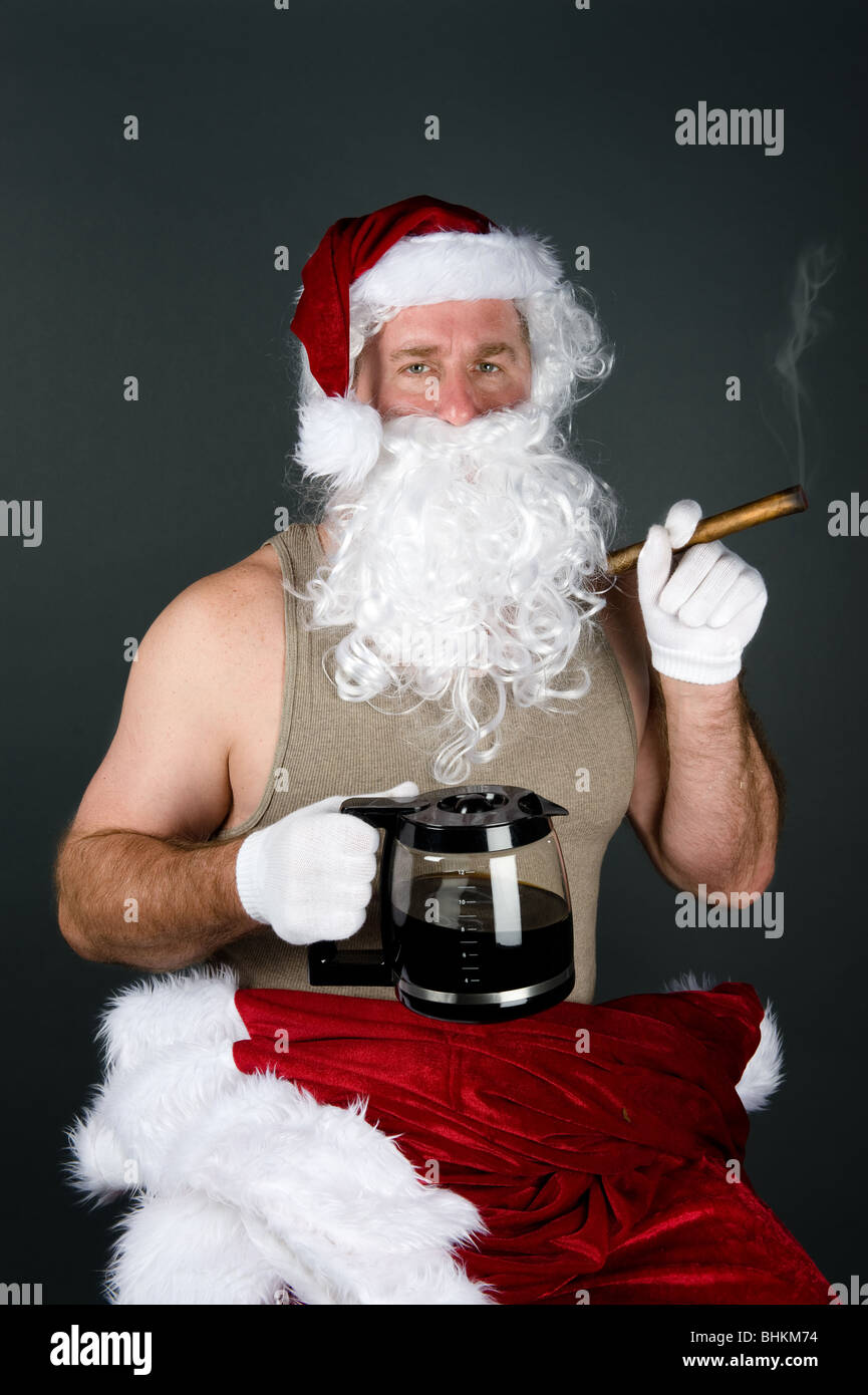 Pot Smoking Santa
