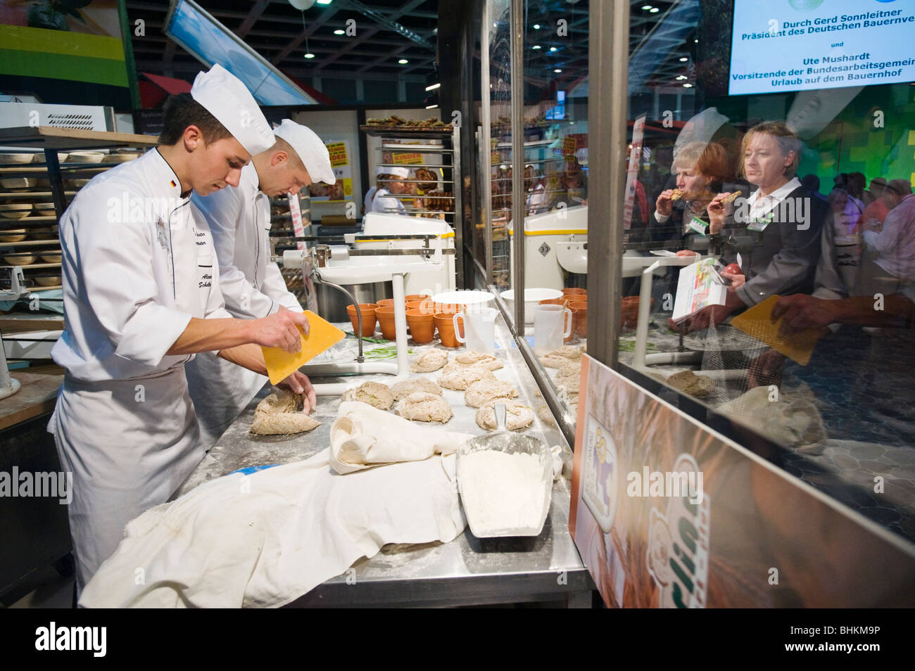 Bakery display, Green Week 2010 in Berlin, Germany, Europe Stock Photo ...