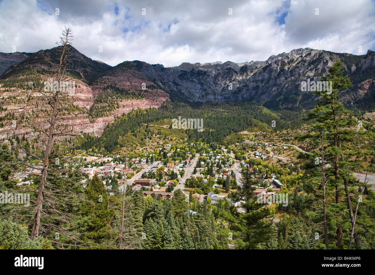 Ouray, Colorado, situated in the San Juan Mountains Stock Photo - Alamy