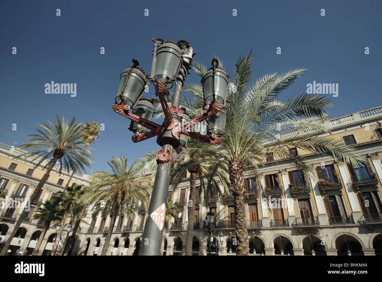 Placa Real, Barcelona, Spain Stock Photo - Alamy