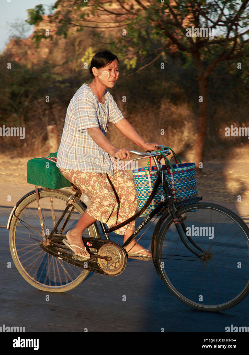 Myanmar bicycle hi-res stock photography and images - Alamy