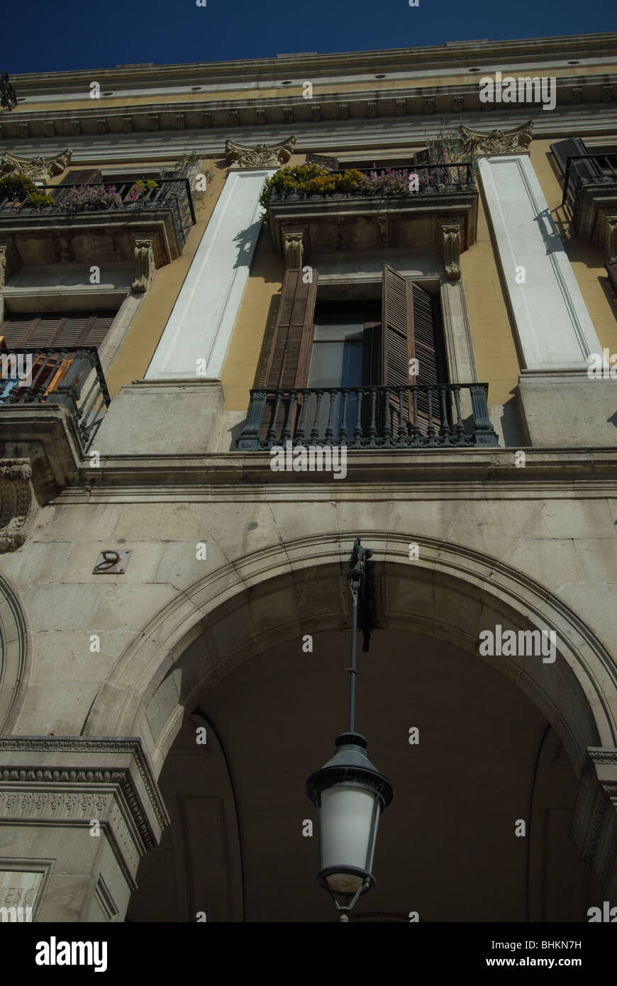 Placa Real, Barcelona, Spain Stock Photo - Alamy