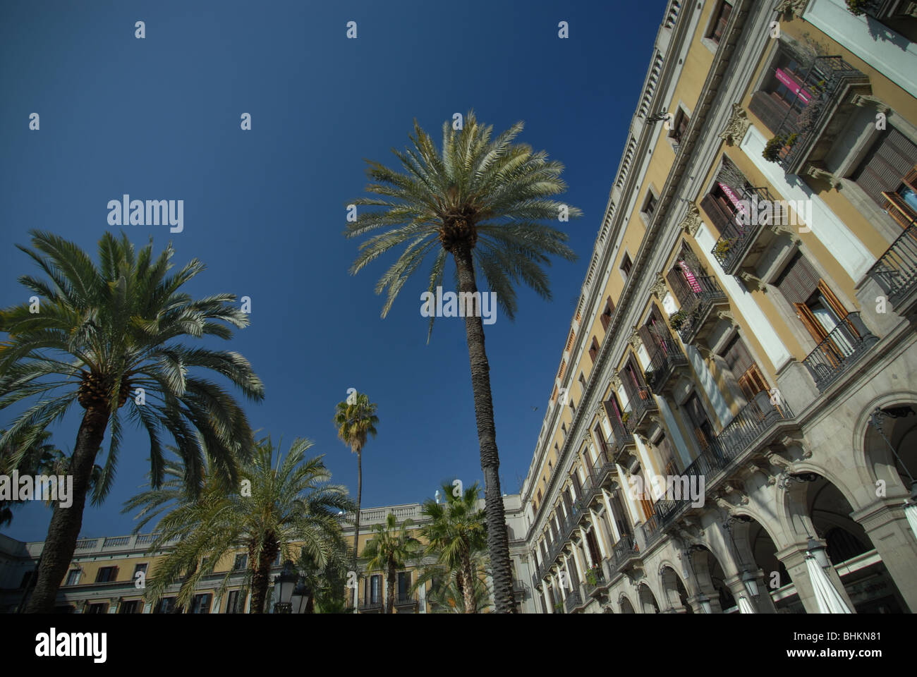 Placa Real, Barcelona, Spain Stock Photo - Alamy