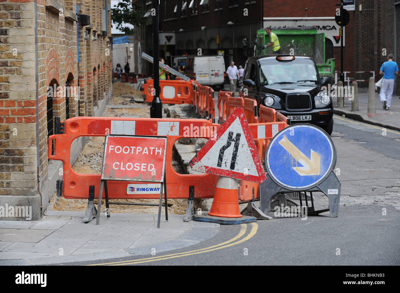 Pavement sidewalk footpath repairs hi-res stock photography and images ...
