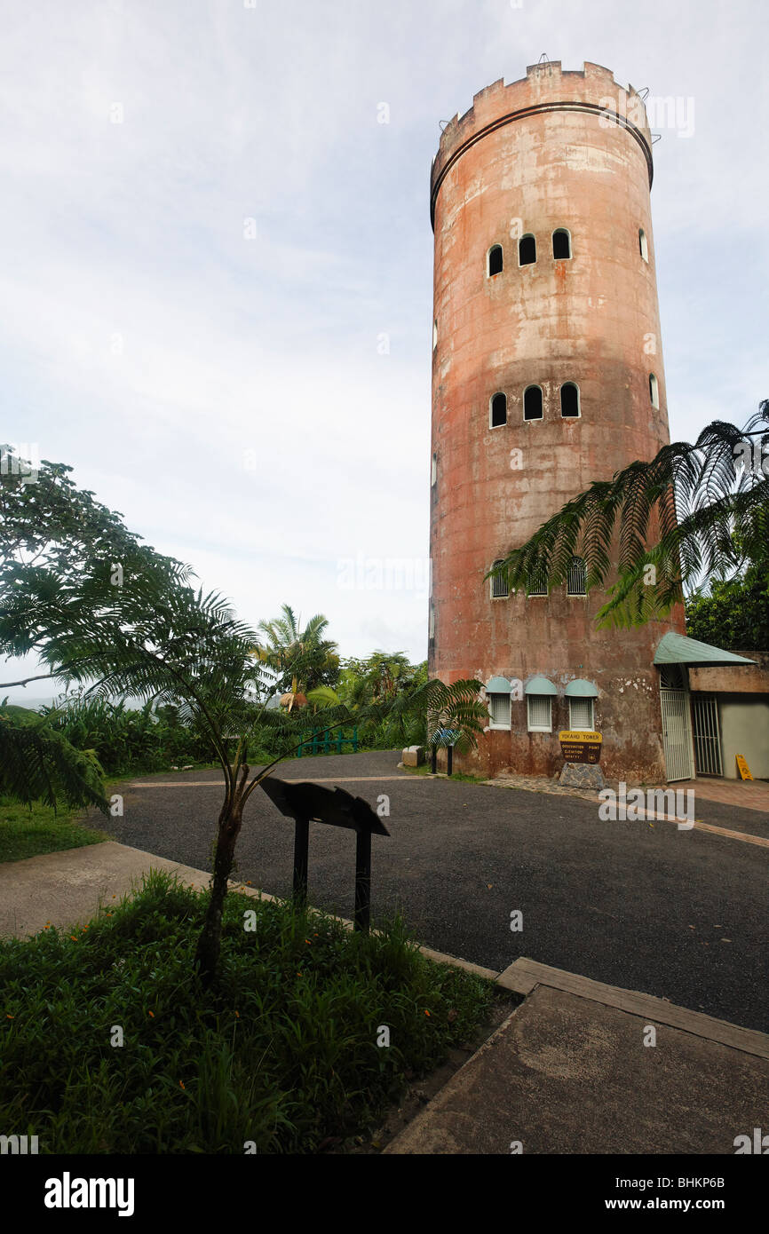 View of the Yokahu Tower, El Yunque Caribbean National Rainforest ...