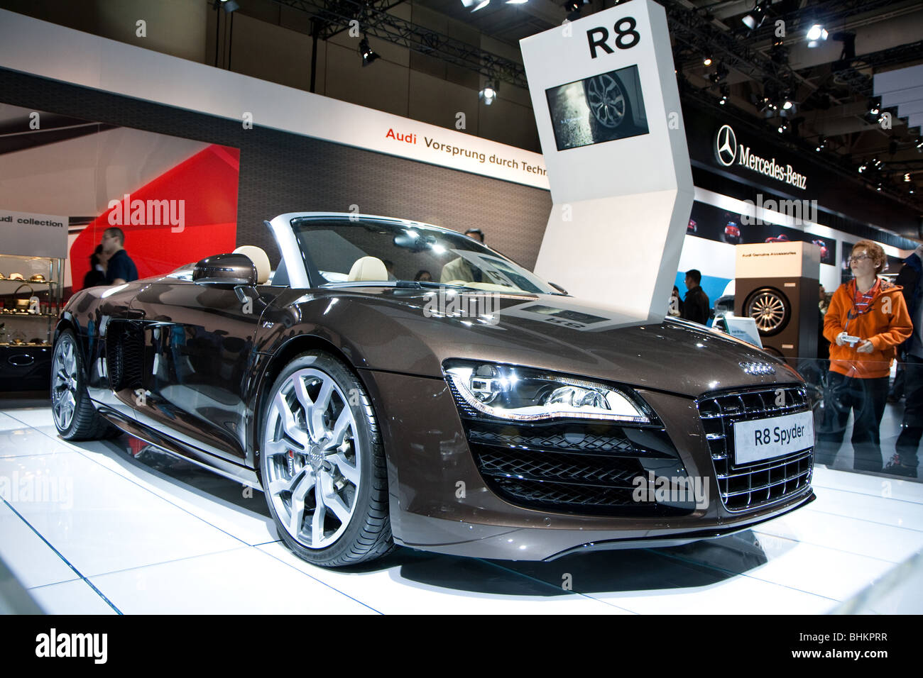 Audi R8 Spyder Convertible Stock Photo - Alamy