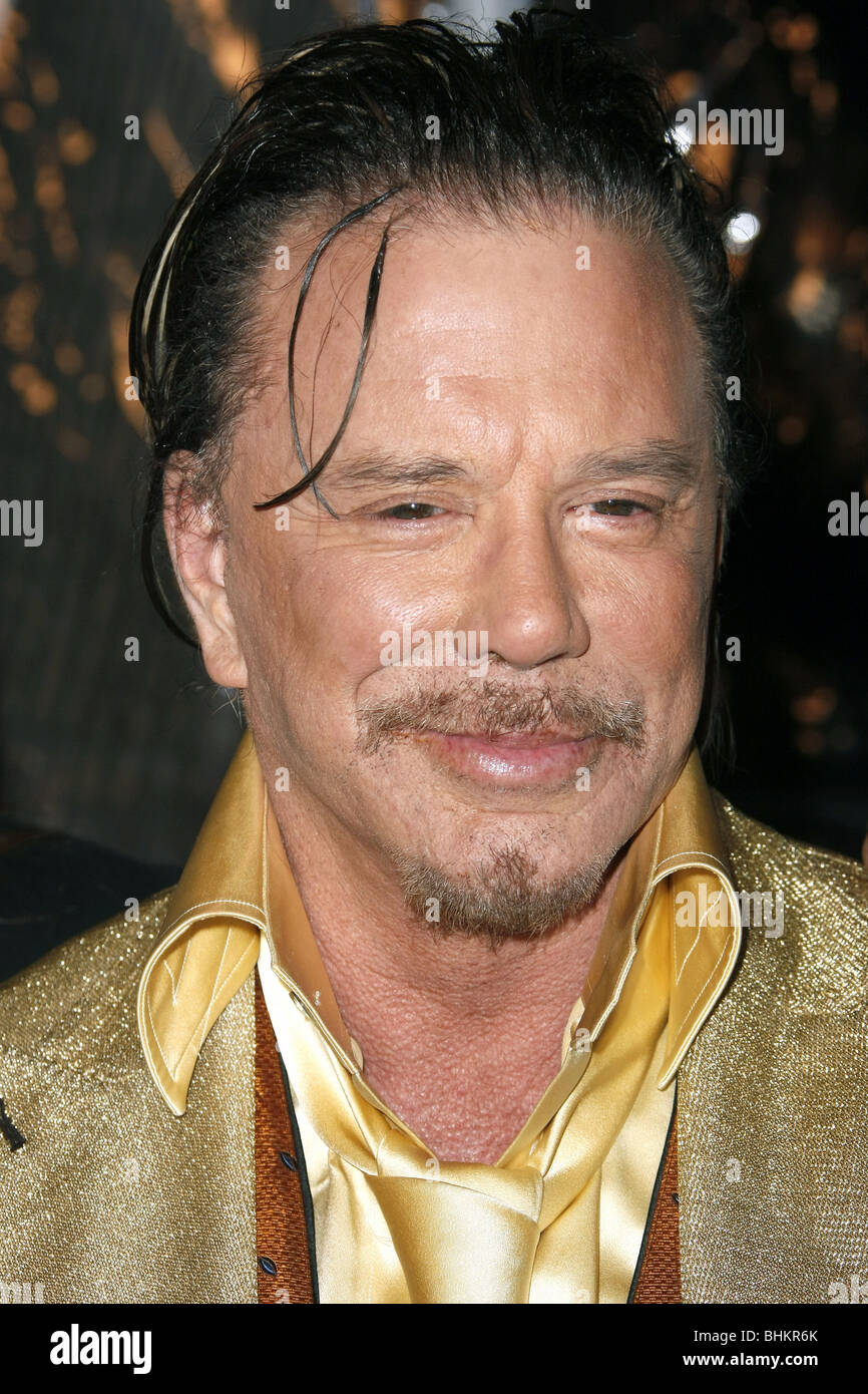 MICKEY ROURKE THE WRESTLER LOS ANGELES PREMIERE BEVERLY HILLS LOS ...