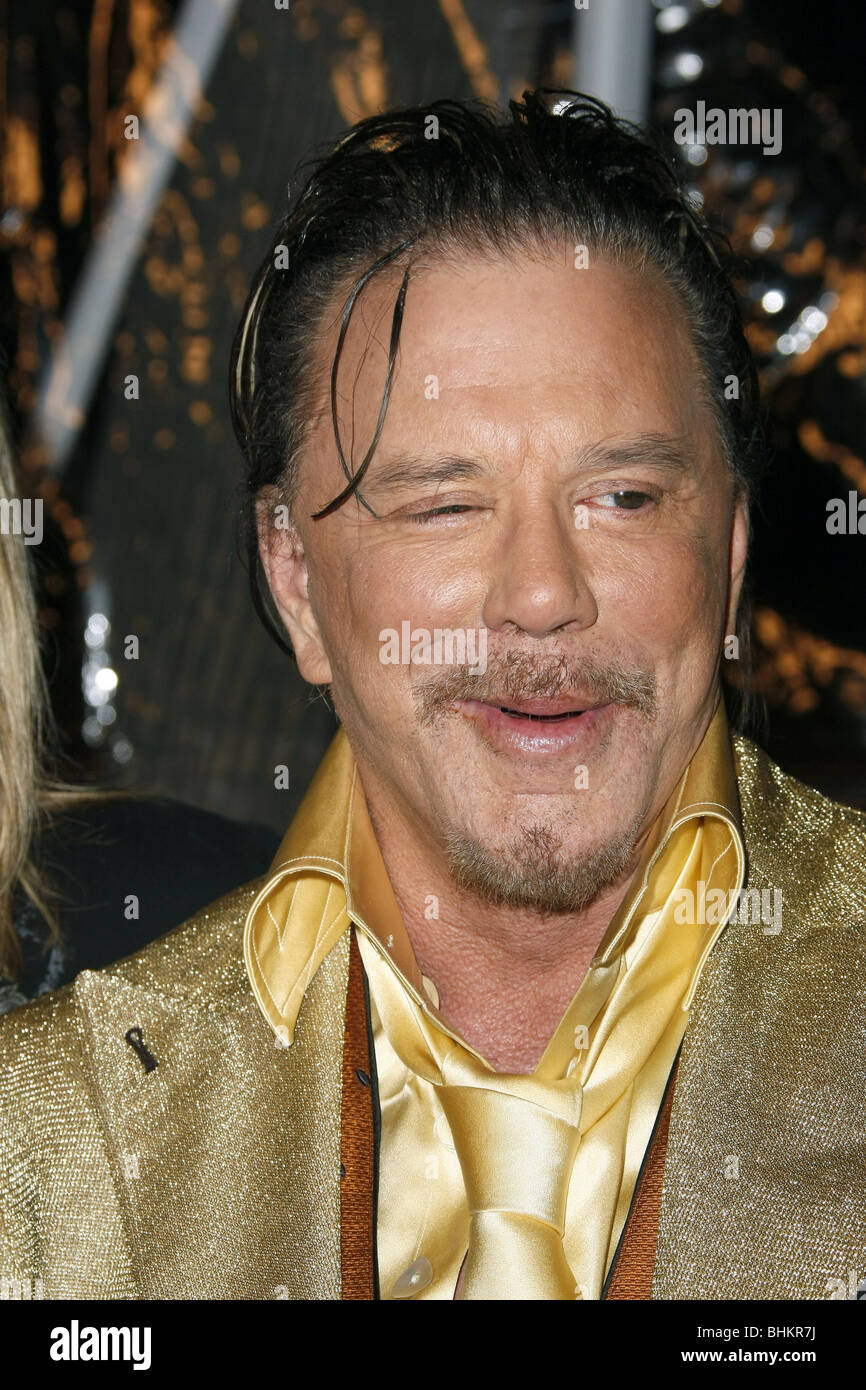 MICKEY ROURKE THE WRESTLER LOS ANGELES PREMIERE BEVERLY HILLS LOS ...