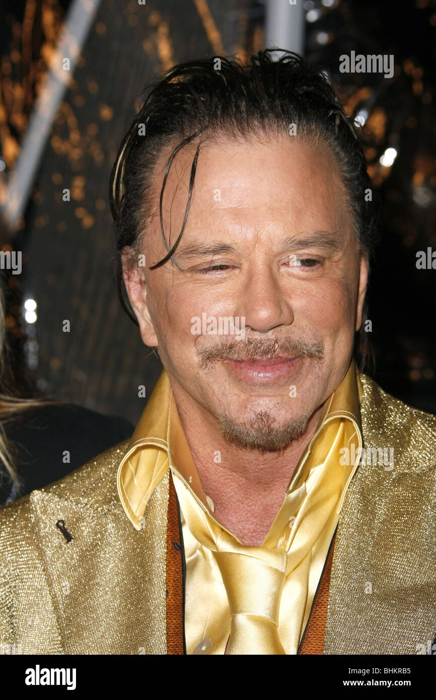 MICKEY ROURKE THE WRESTLER LOS ANGELES PREMIERE BEVERLY HILLS LOS ...