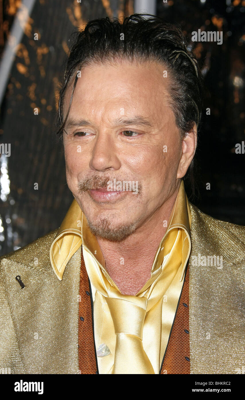 MICKEY ROURKE THE WRESTLER LOS ANGELES PREMIERE BEVERLY HILLS LOS ...