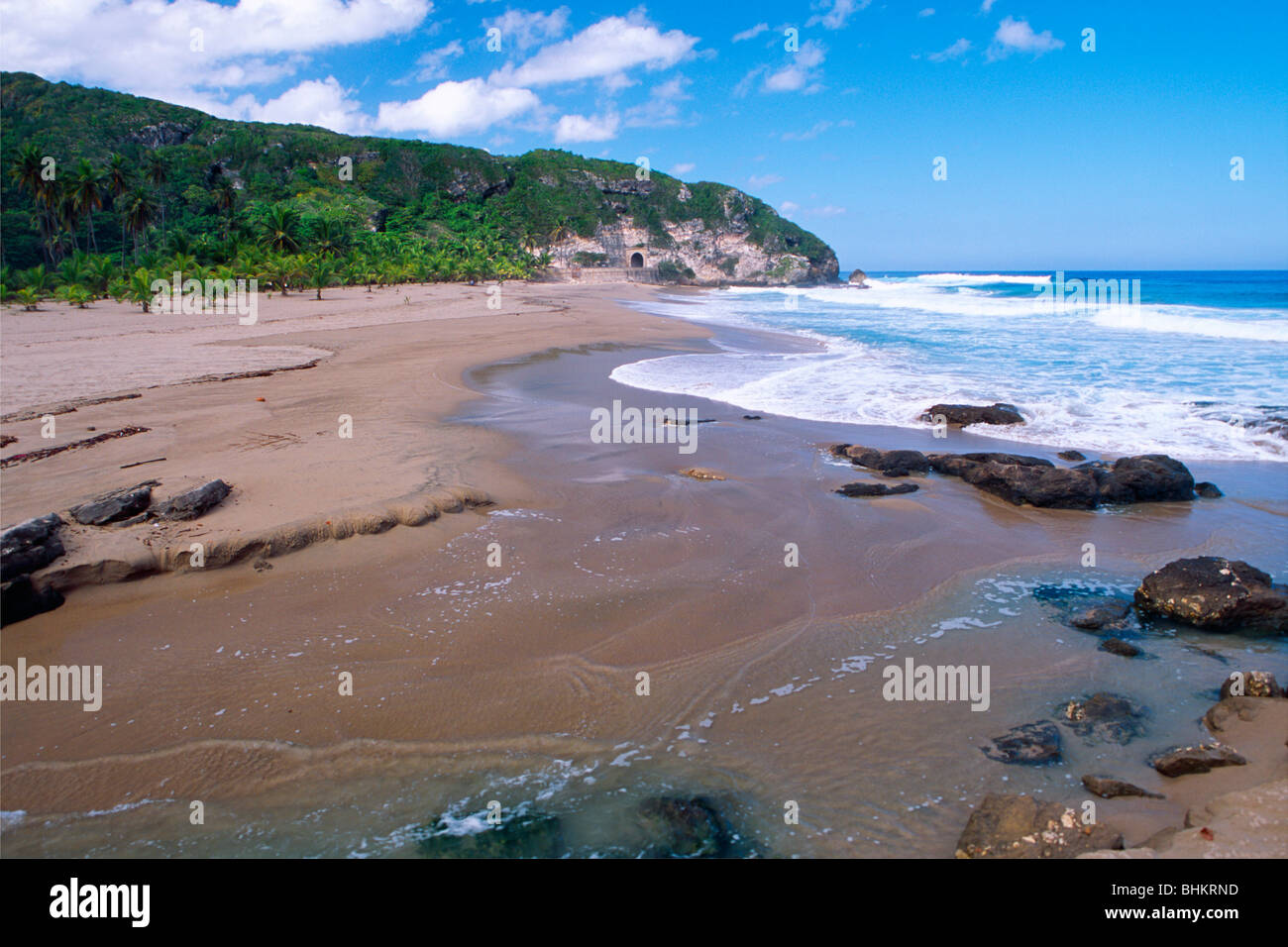 Low Angle View of Guajataca Beach, Isabela, Puerto Rico Stock Photo - Alamy