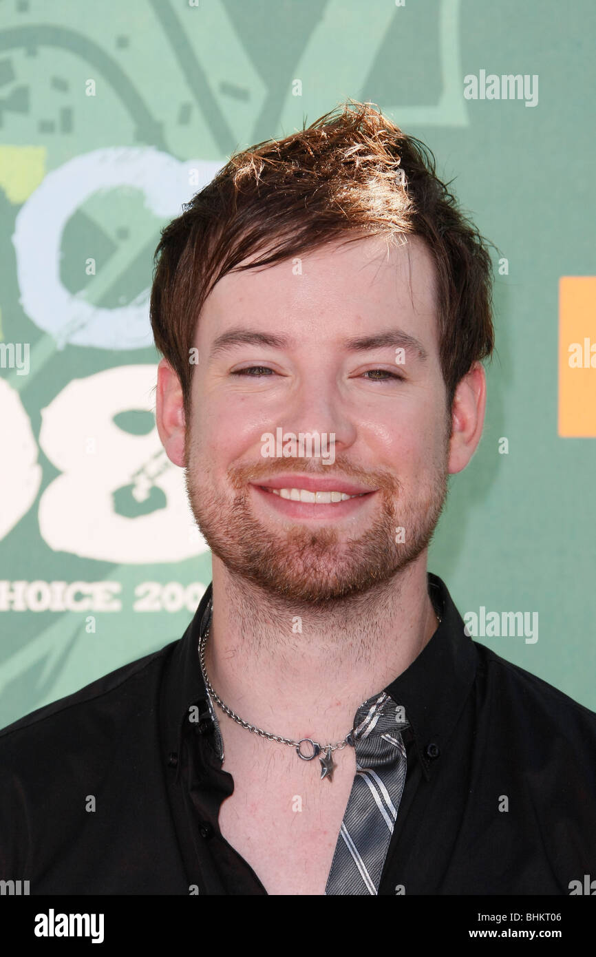 DAVID COOK TEEN CHOICE 2008 RED CARPET BURBANK LOS ANGELES CA USA 03 ...