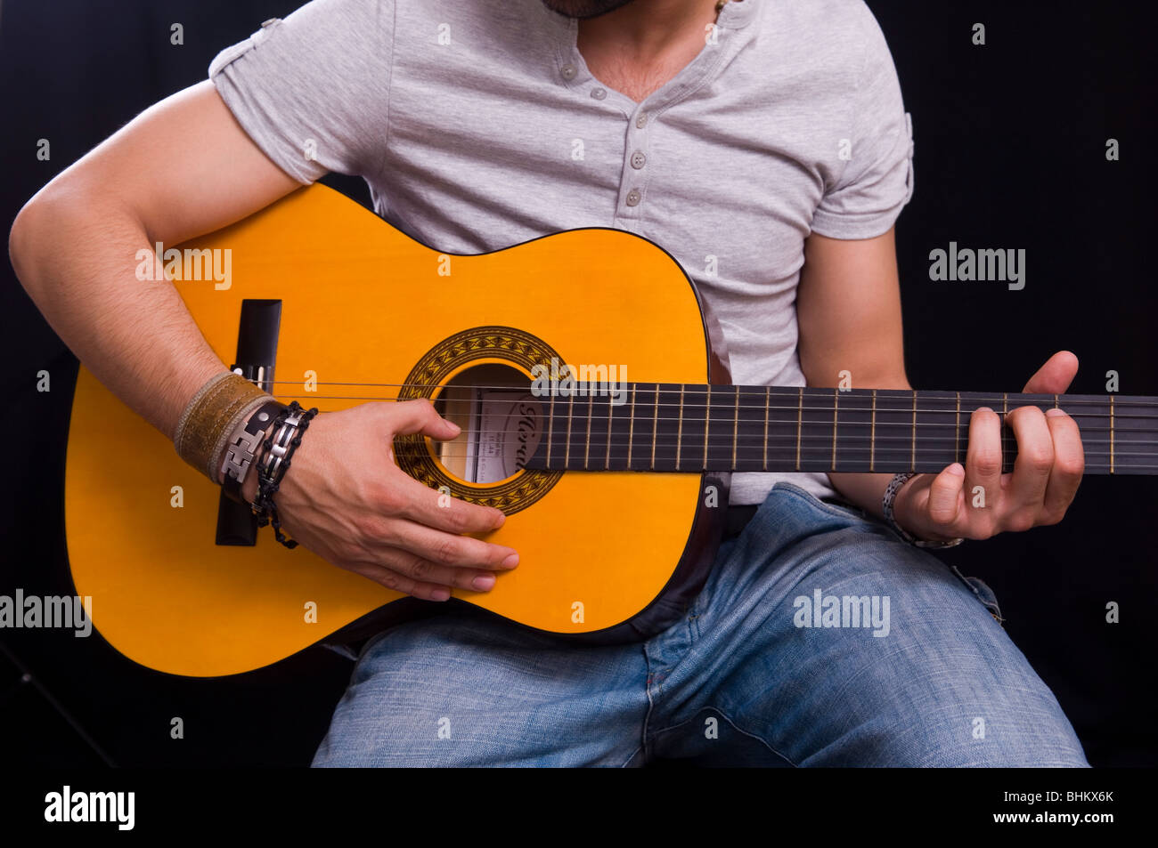 Playing musical instruments teenagers hi-res stock photography and ...